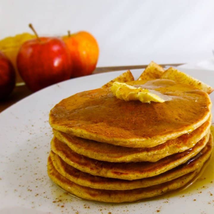 Apple Spice Pancakes (with Homemade Pancake Mix) - Whole Made Living