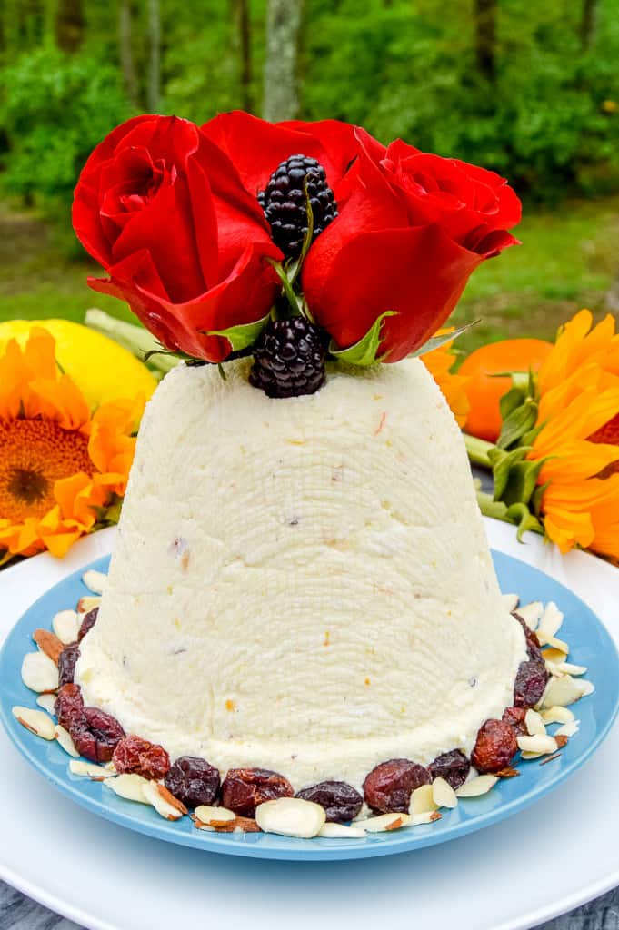 Russian Easter Paskha- No Bake Cheesecake (Пасха) - Whole Made Living