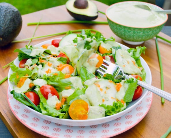 Creamy Scallion Avocado Dressing - Whole Made Living