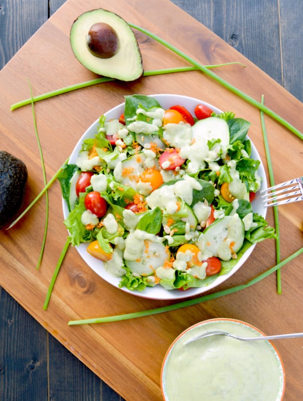 Creamy Scallion Avocado Dressing - Whole Made Living
