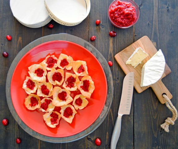 Brie & Cranberry Relish Phyllo Bites - Whole Made Living