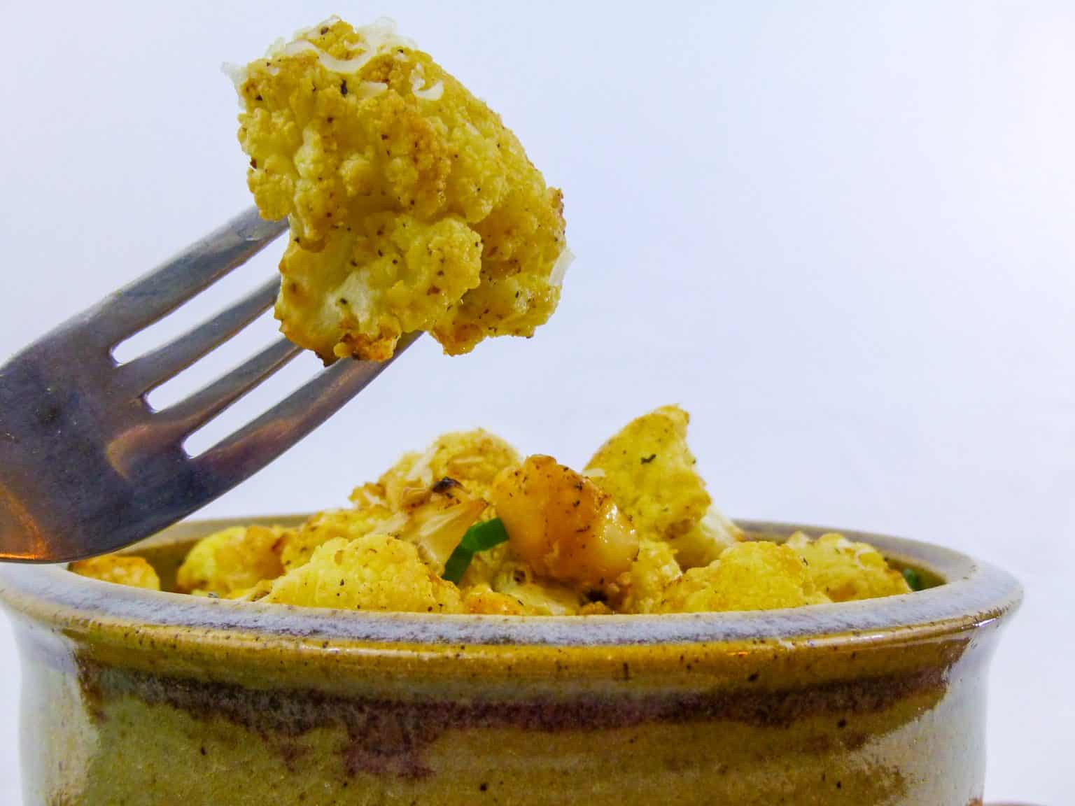 Lemon Garlic Roasted Cauliflower - Whole Made Living