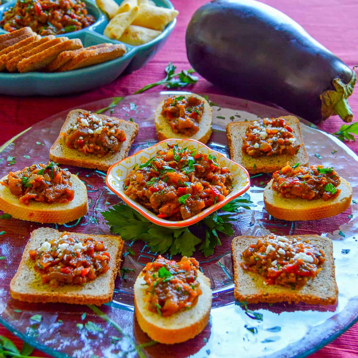 Ikra Eggplant Caviar Spread (My Babushka's Recipe-Икра) - Whole Made Living