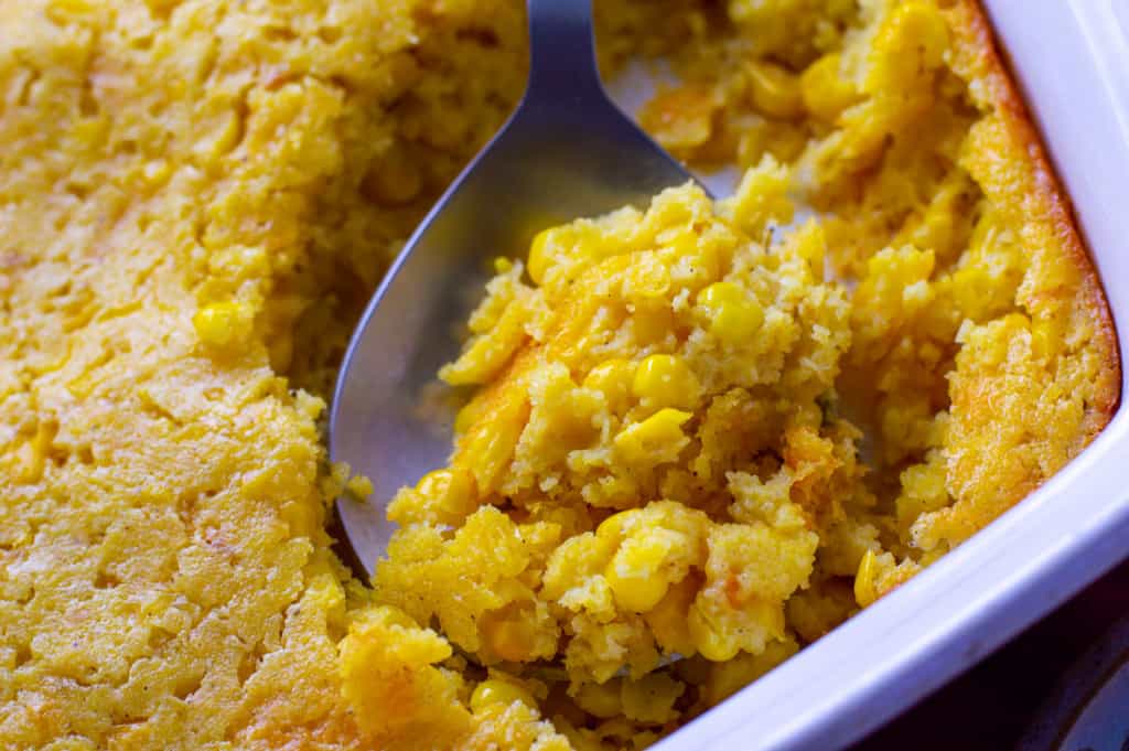 Southern Corn Pudding Casserole (No Jiffy Mix) - Whole Made Living