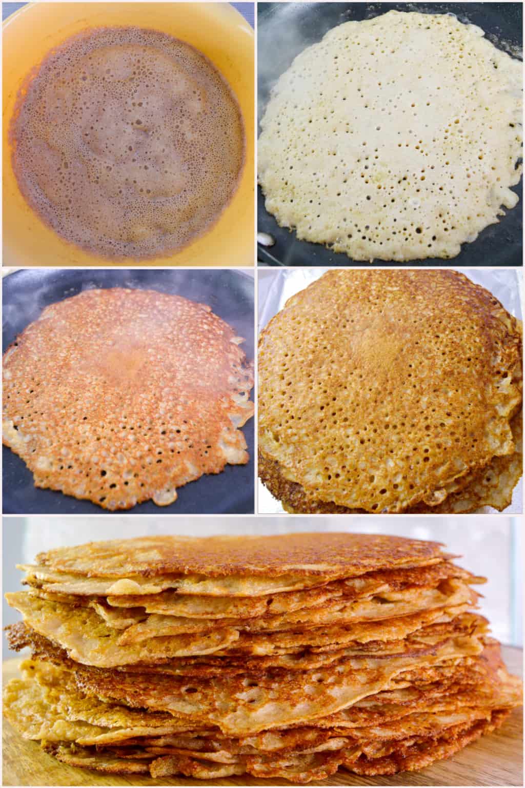 Yeasted Blini (Блины́-Russian Crepes) - Whole Made Living