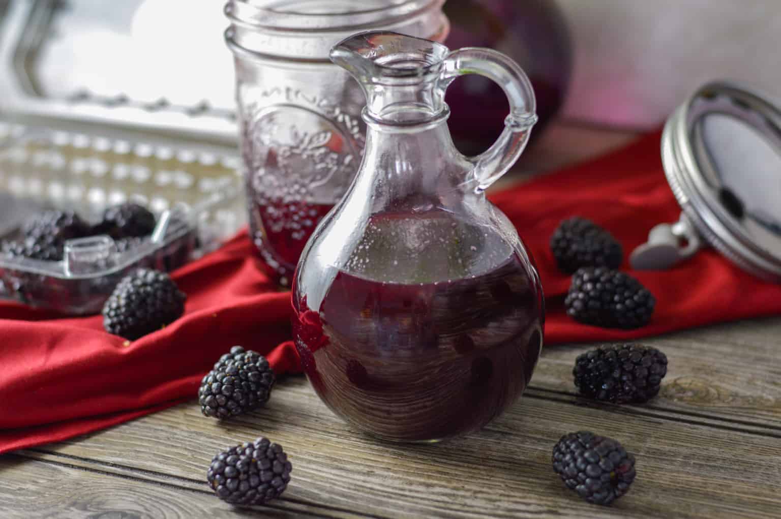 Blackberry Simple Syrup (How to Make it Quick & Easy) - Whole Made Living