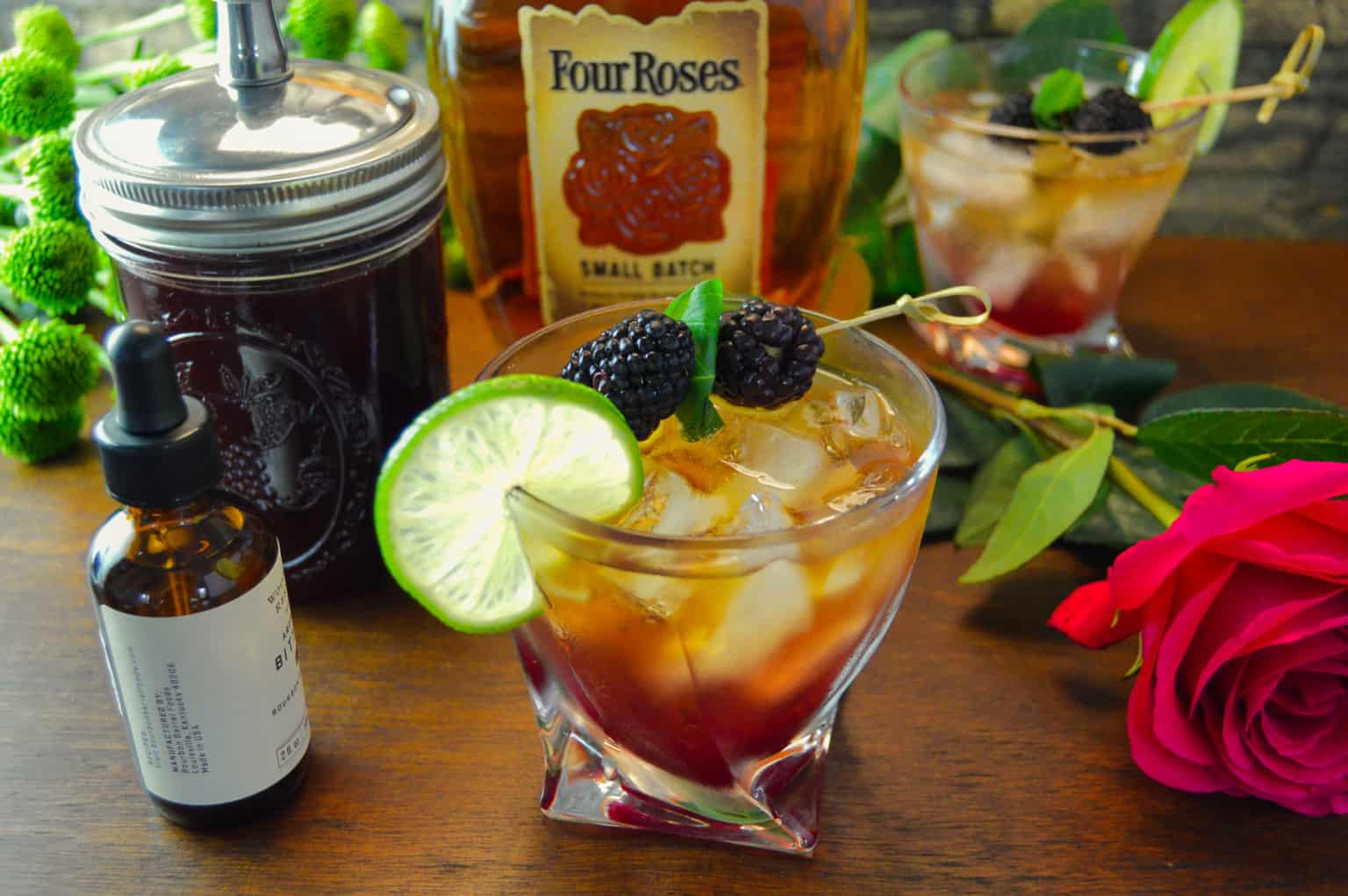 Kentucky Blackberry Bourbon Cocktail (Smooth, not "Smash") - Whole Made ...