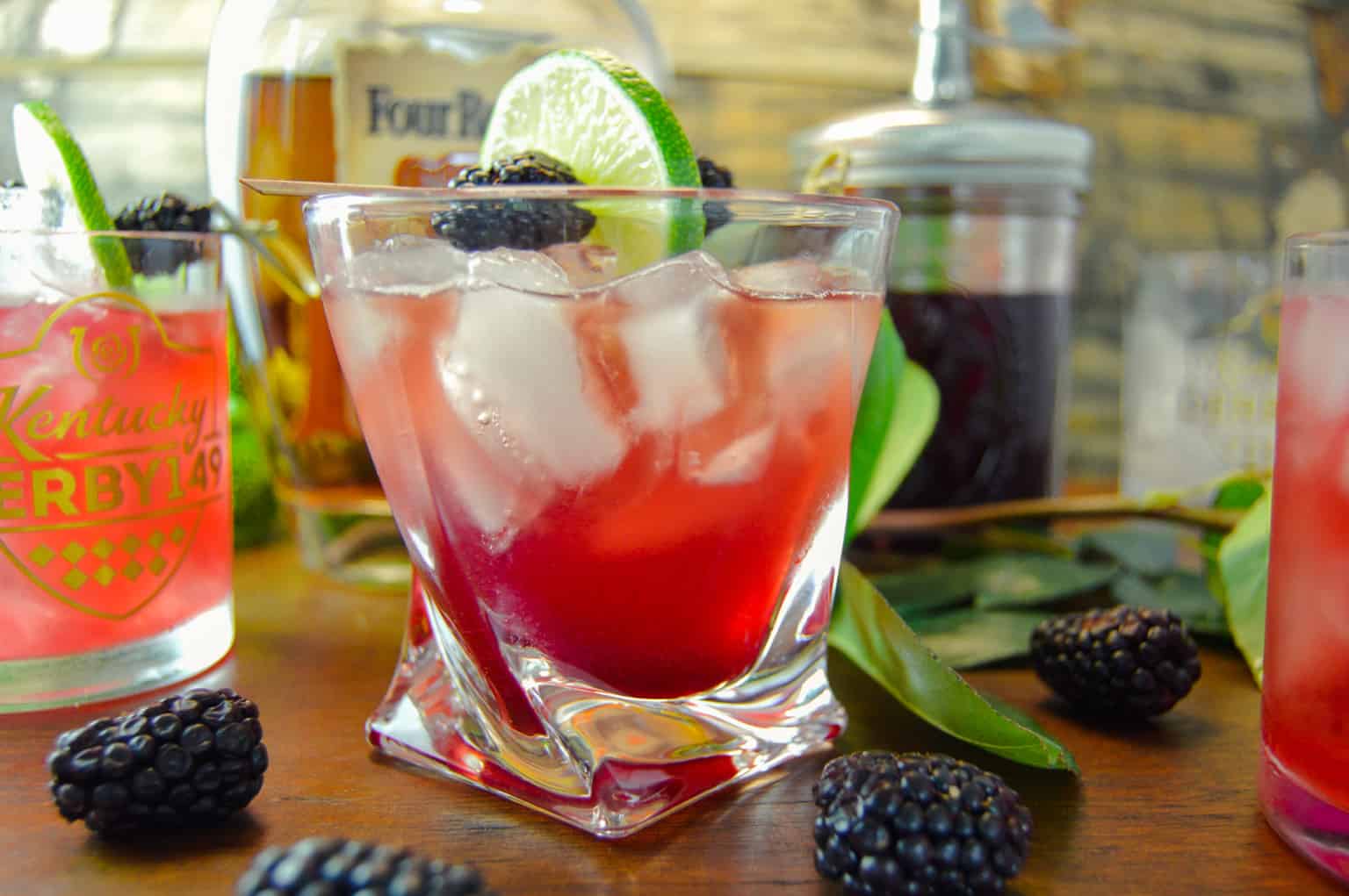 Kentucky Blackberry Bourbon Cocktail (Smooth, not "Smash") - Whole Made ...
