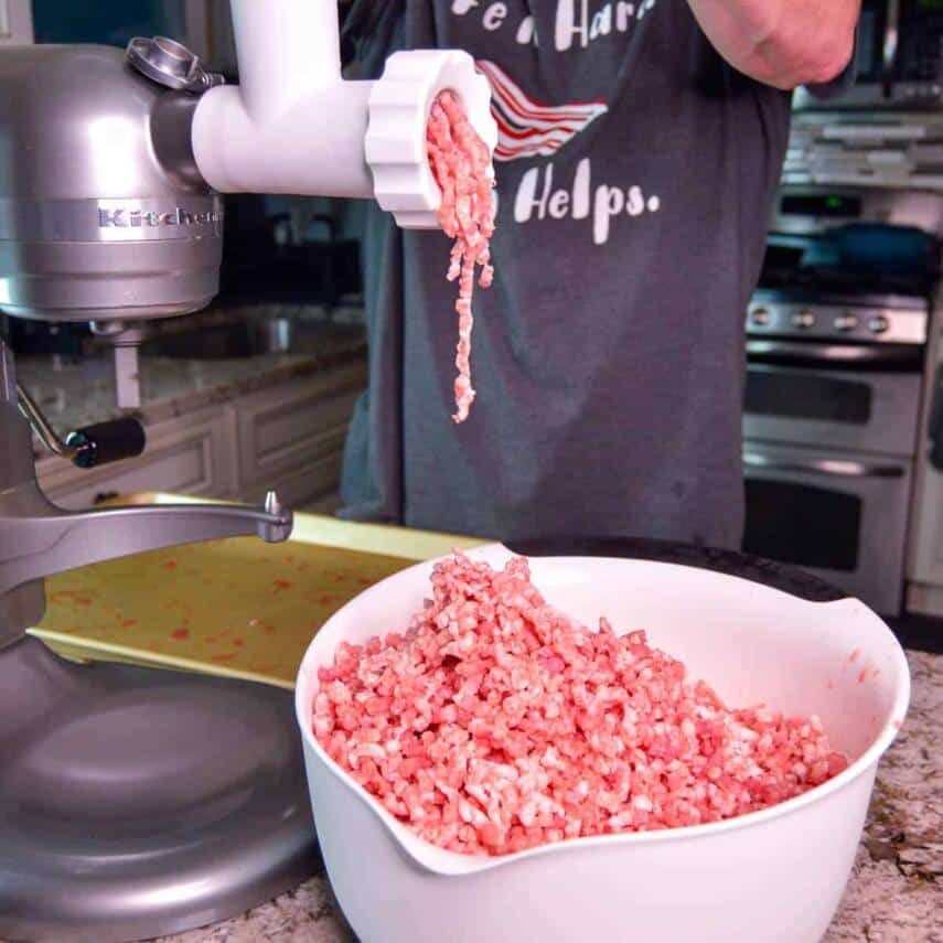 How to Grind your own Pork (Using Grinder Attachment) - Whole Made Living