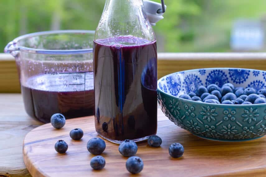 Homemade Blueberry Simple Syrup Recipe - Whole Made Living