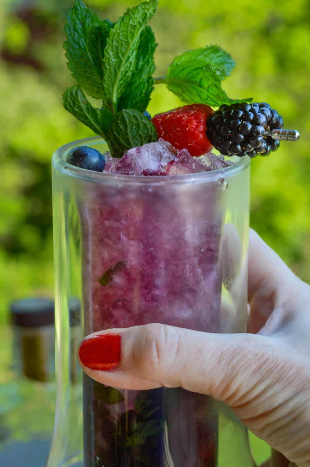 Berry Mint Julep Cocktail Recipe (Twist on a Classic) - Whole Made Living