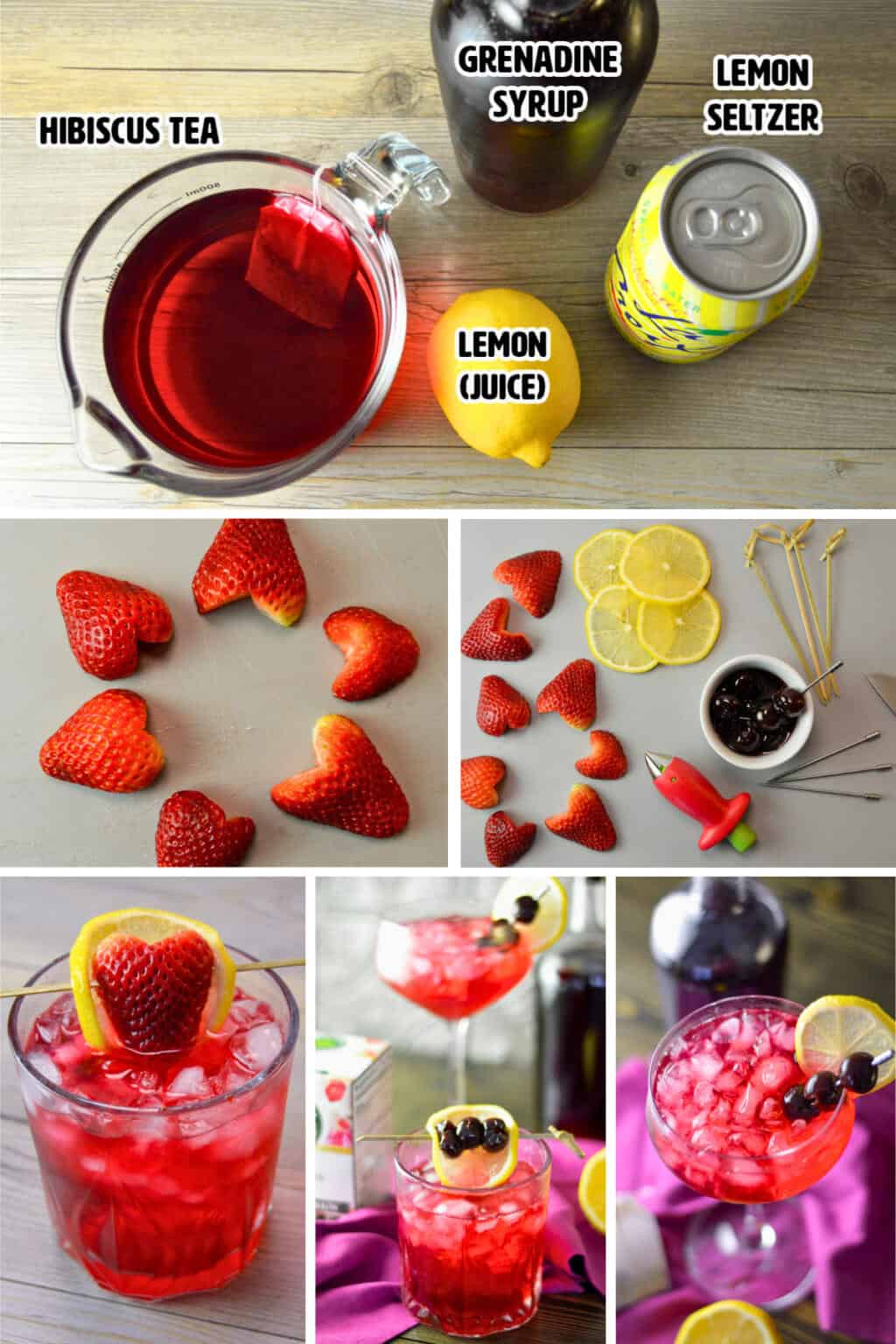 Sparkling Hibiscus Mocktail (Non-alcoholic Recipe) - Whole Made Living