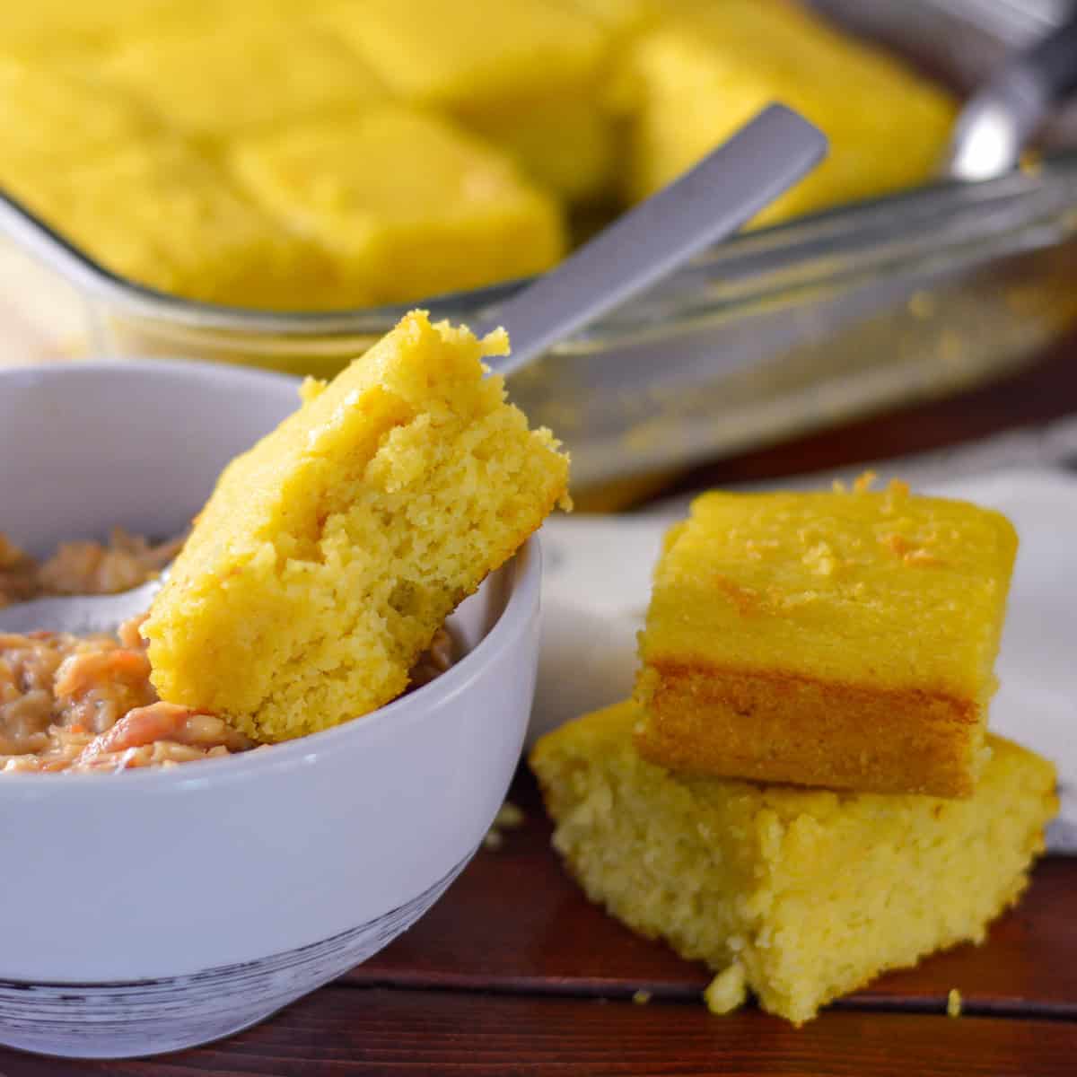 The Best Buttermilk Cornbread (Simple & Moist) - Whole Made Living